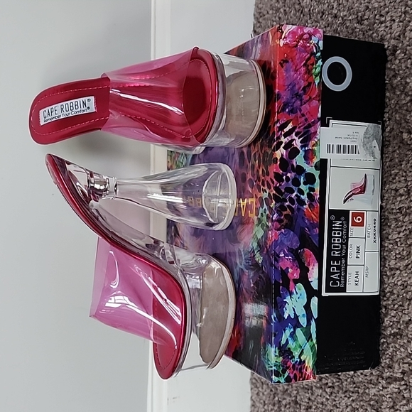 Cape Robbin | Shoes | Cape Robbin Keah Cleat Lucite Platform Heel6 ...